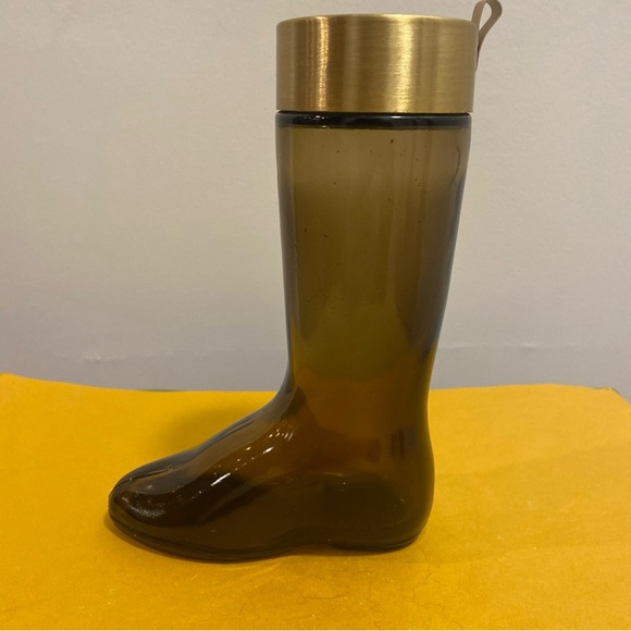 Avon | Other | Vintage Avon Boot Cologne Amber Glass Bottle 65 | Poshmark